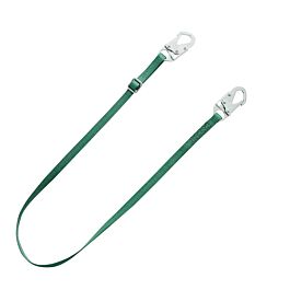 MSA 10201456 V-Series standard single-leg adjustable restraint lanyard ...