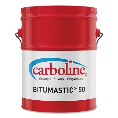 Bitumastic 50-5 Protective Coating, No 50, Black, Tar Scent, 5 gal